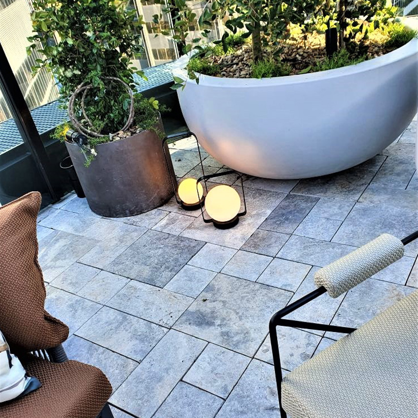 French Pattern Style Natural Stone and Tile: Marble Plus